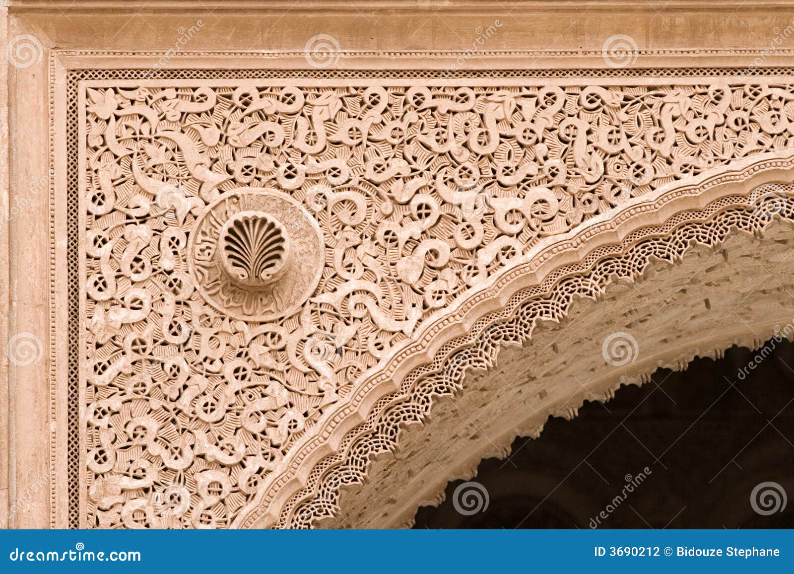 Arabic ornated archway stock photo. Image of arabian, facade - 3690212
