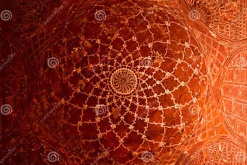 Arabic Pattern on a Ceiling Stock Photo - Image of landmark, ancient ...
