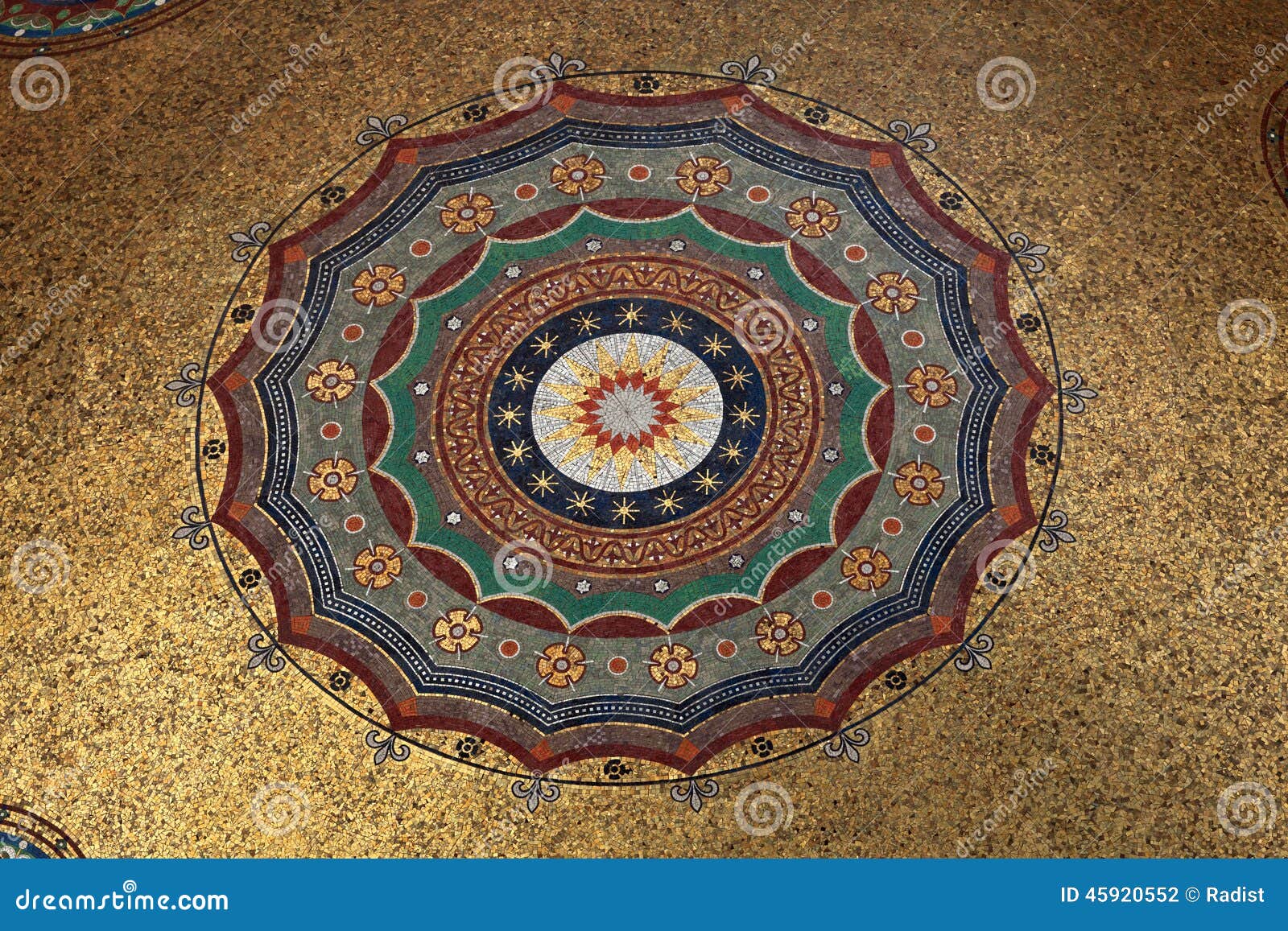 Arabic pattern on ceiling stock photo. Image of floral - 45920552