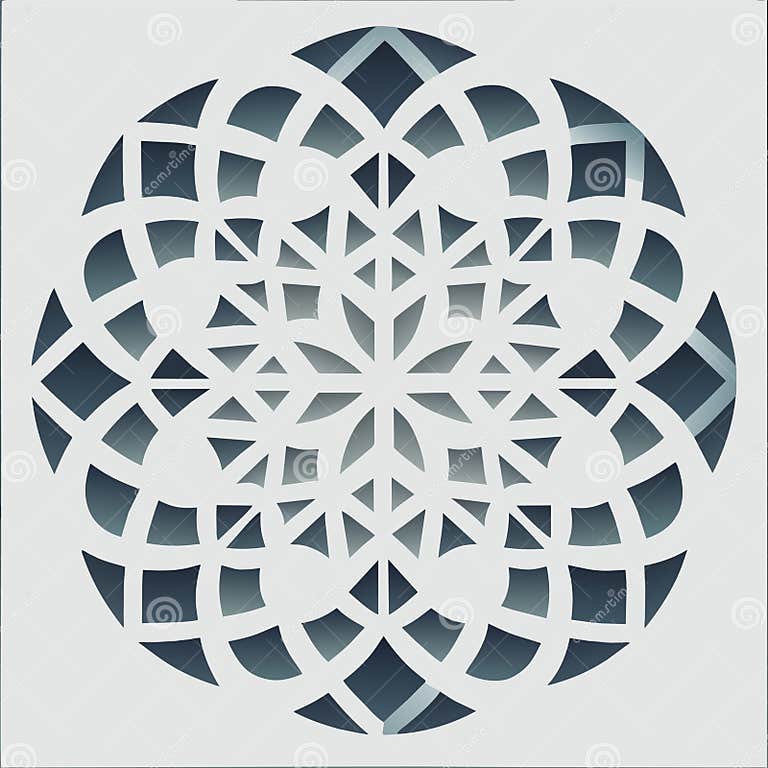 Arabic Pattern. Circular Arabic Pattern. Geometric Oriental Ornament ...