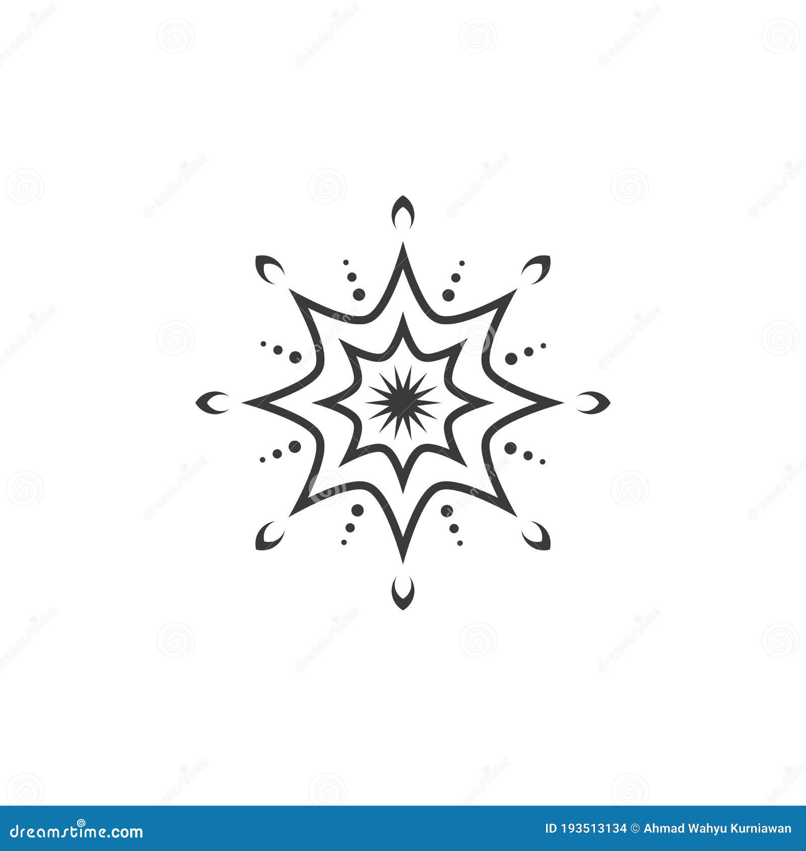 Arabic pattern stock vector. Illustration of card, frame - 193513134