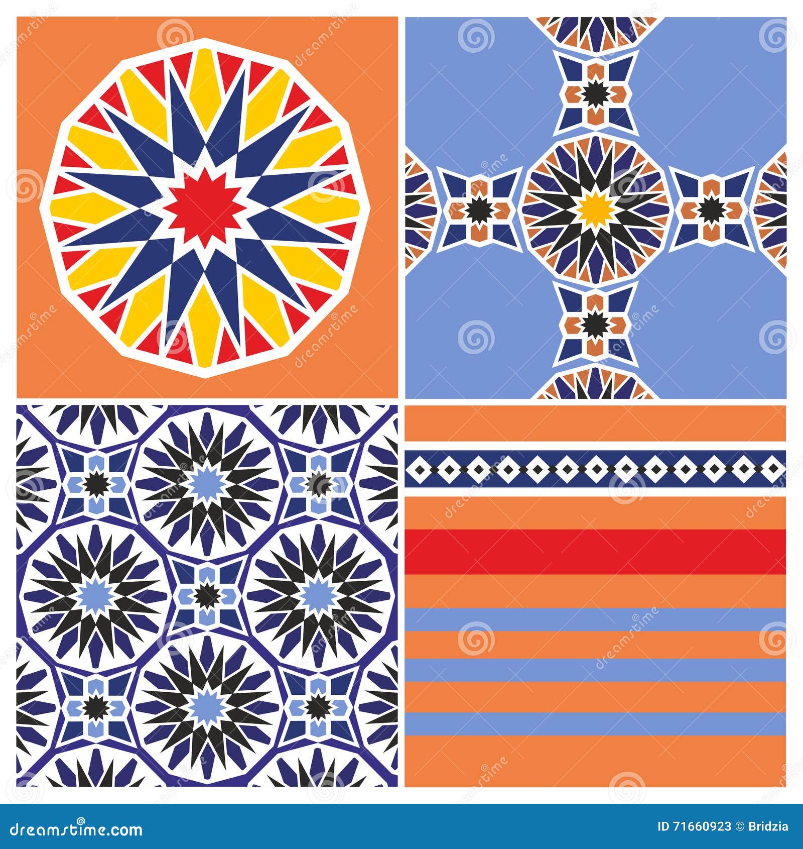 Arabic pattern stock vector. Illustration of arabic, culture - 71660923