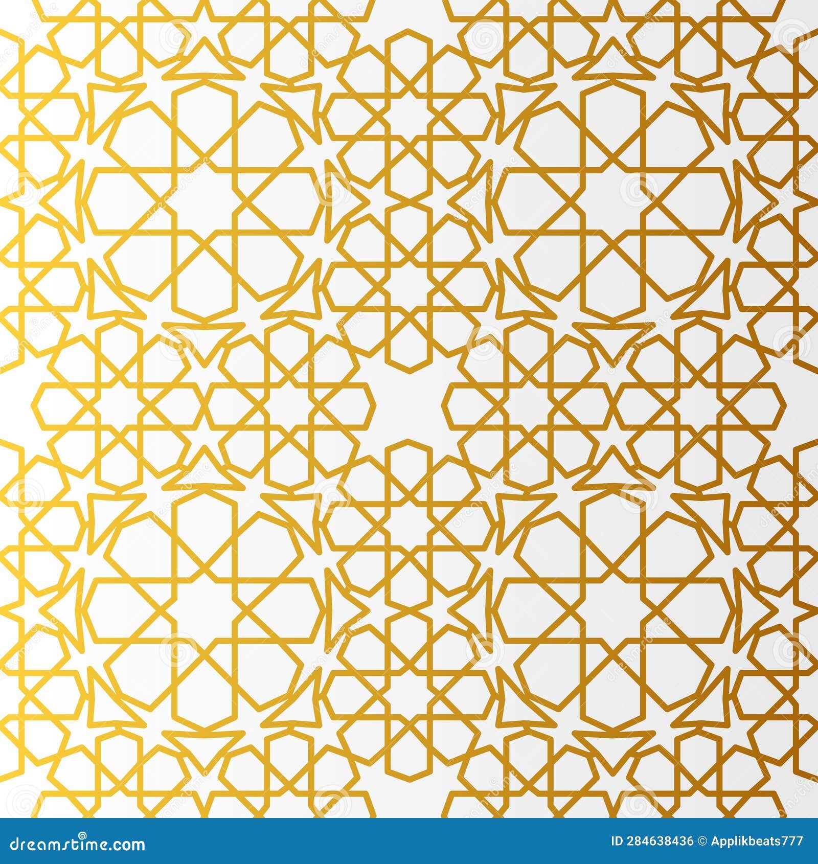 Arabic Pattern Gold Style. Traditional Arab East Geometric Decorative ...
