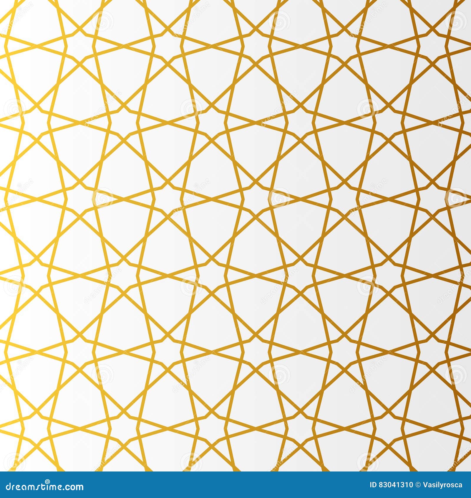 Arabic Pattern Gold Style. Traditional Arab East Geometric Decorative ...