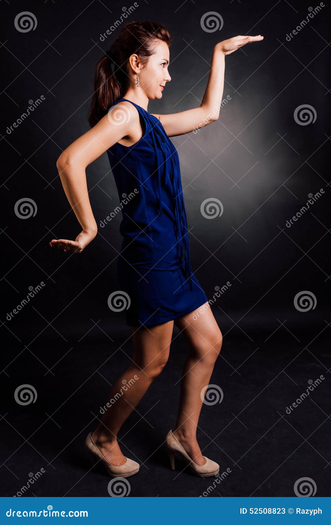 Arabic pose stock image. Image of arabic, elegance, profile - 52508823