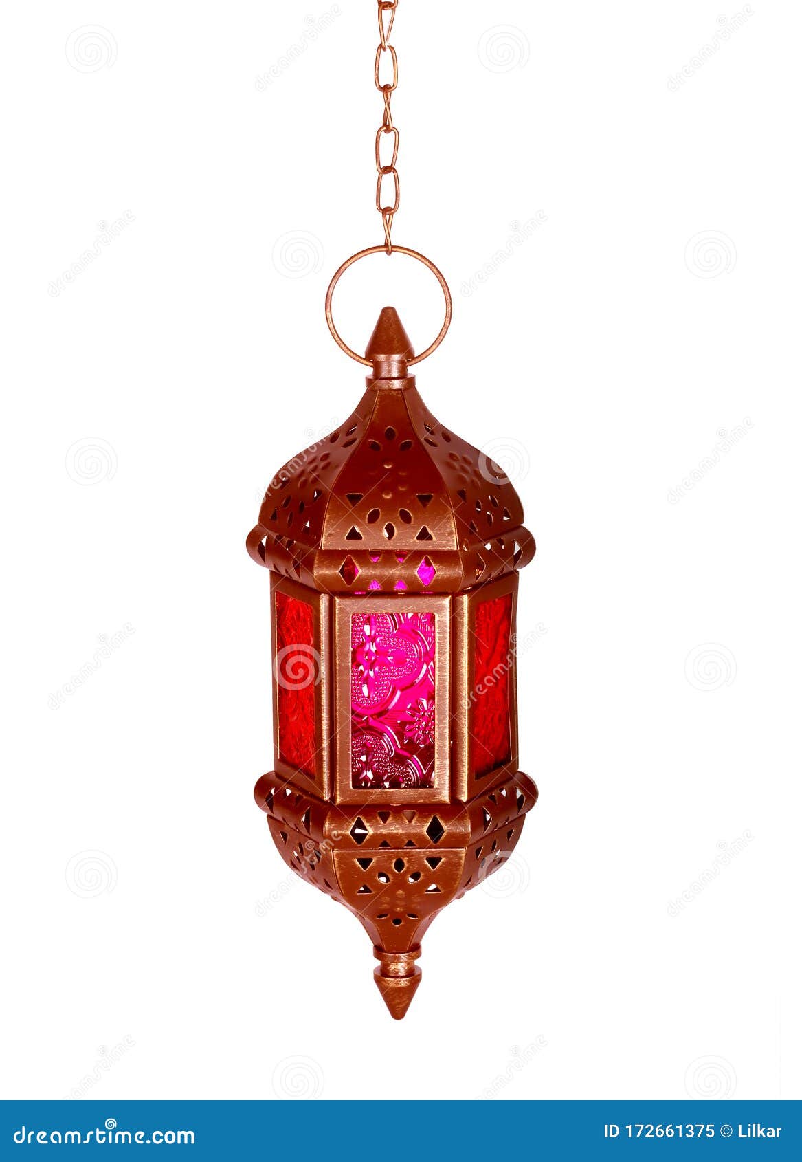 Ramadan Lantern .Decoration Lamp Isolated on White Background Stock ...