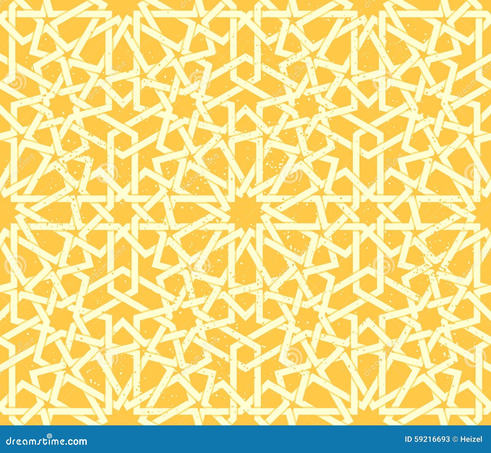 Arabic Rosette Seamless Pattern Stock Vector - Illustration of abstract ...
