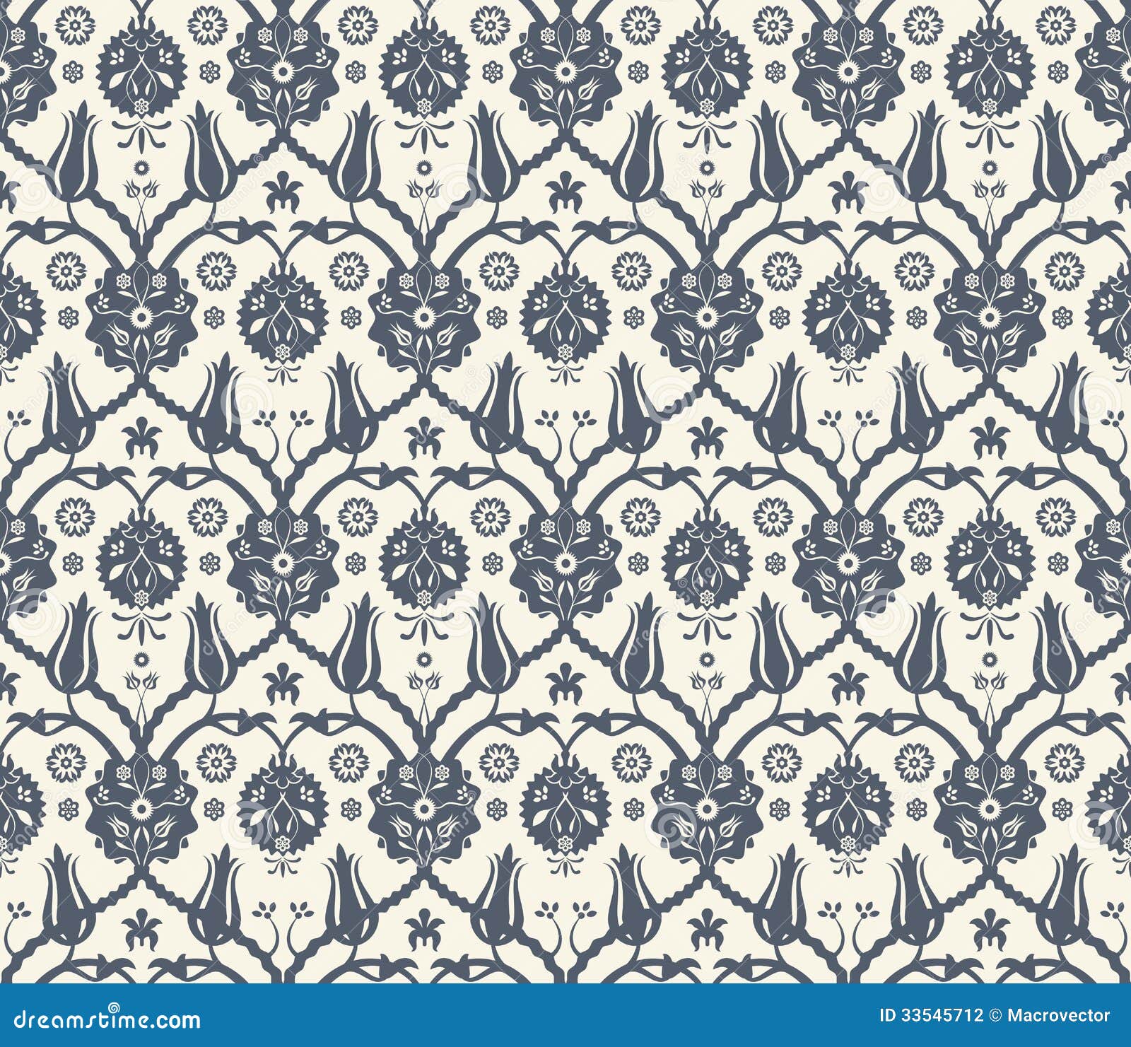 Arabic Royal Pattern stock vector. Illustration of repeat - 33545712