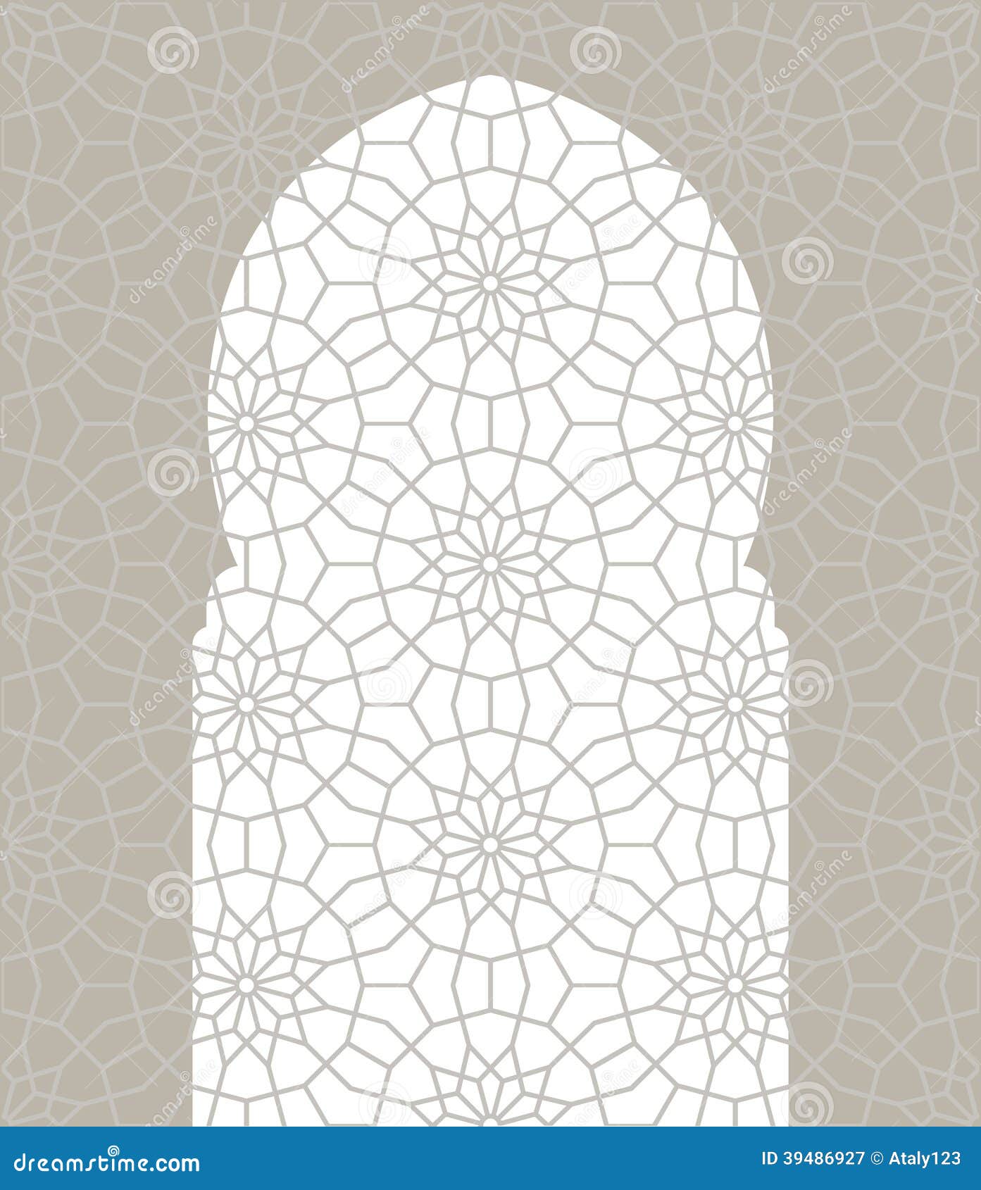 Arabic seamless ornament stock vector. Illustration of arabic - 39486927