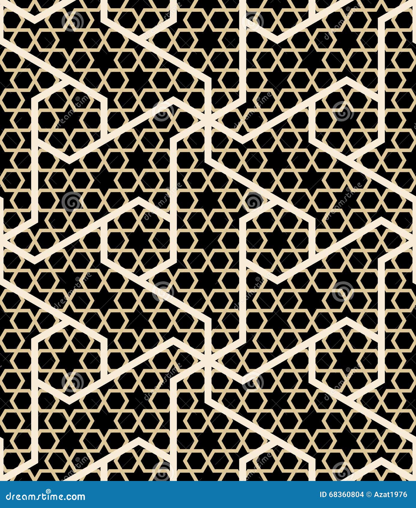 Arabic Seamless Pattern stock vector. Illustration of pattern - 68360804