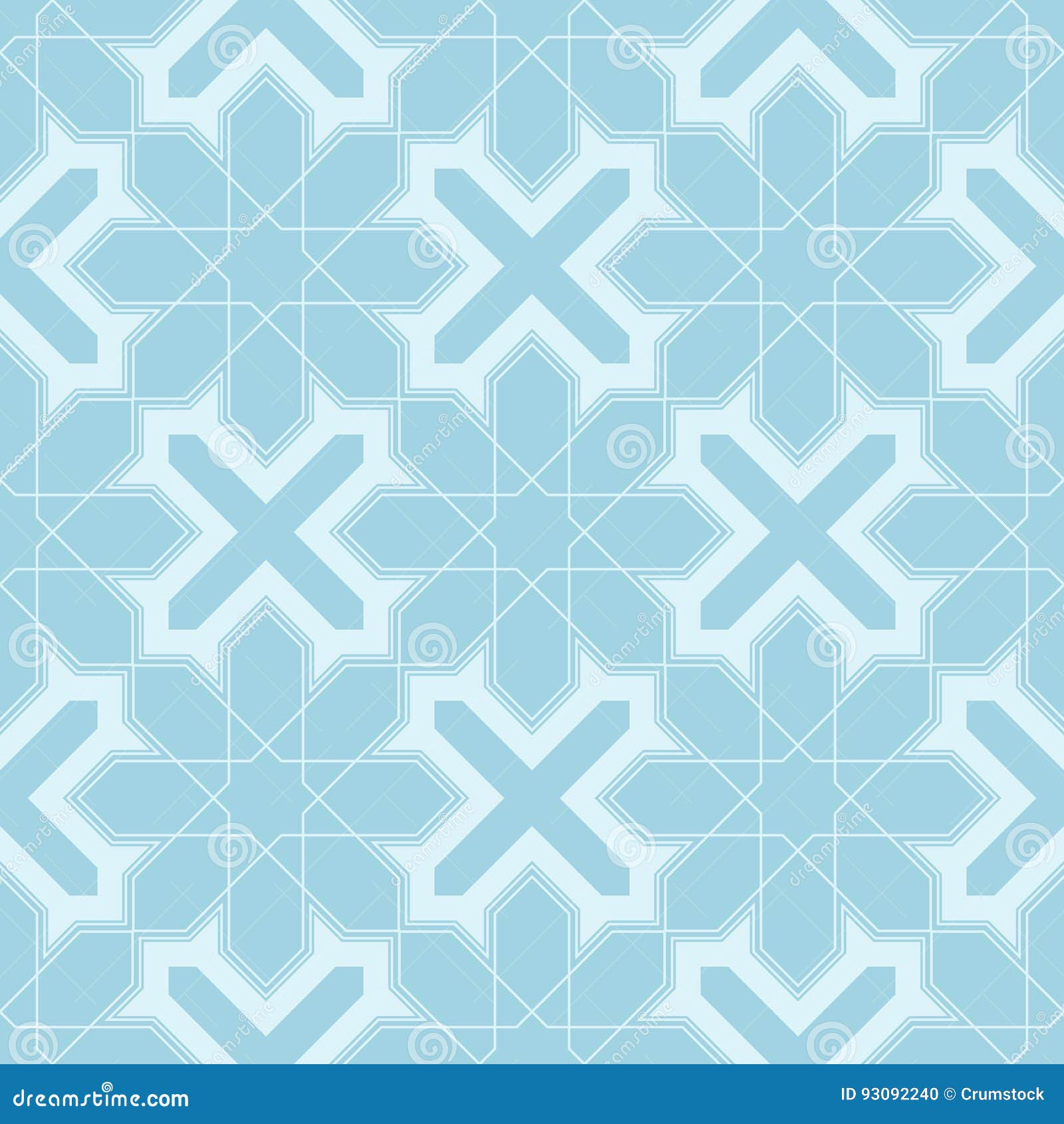 Arabic Seamless Patterns. Blue Ornaments for Textile and Fabric Stock ...