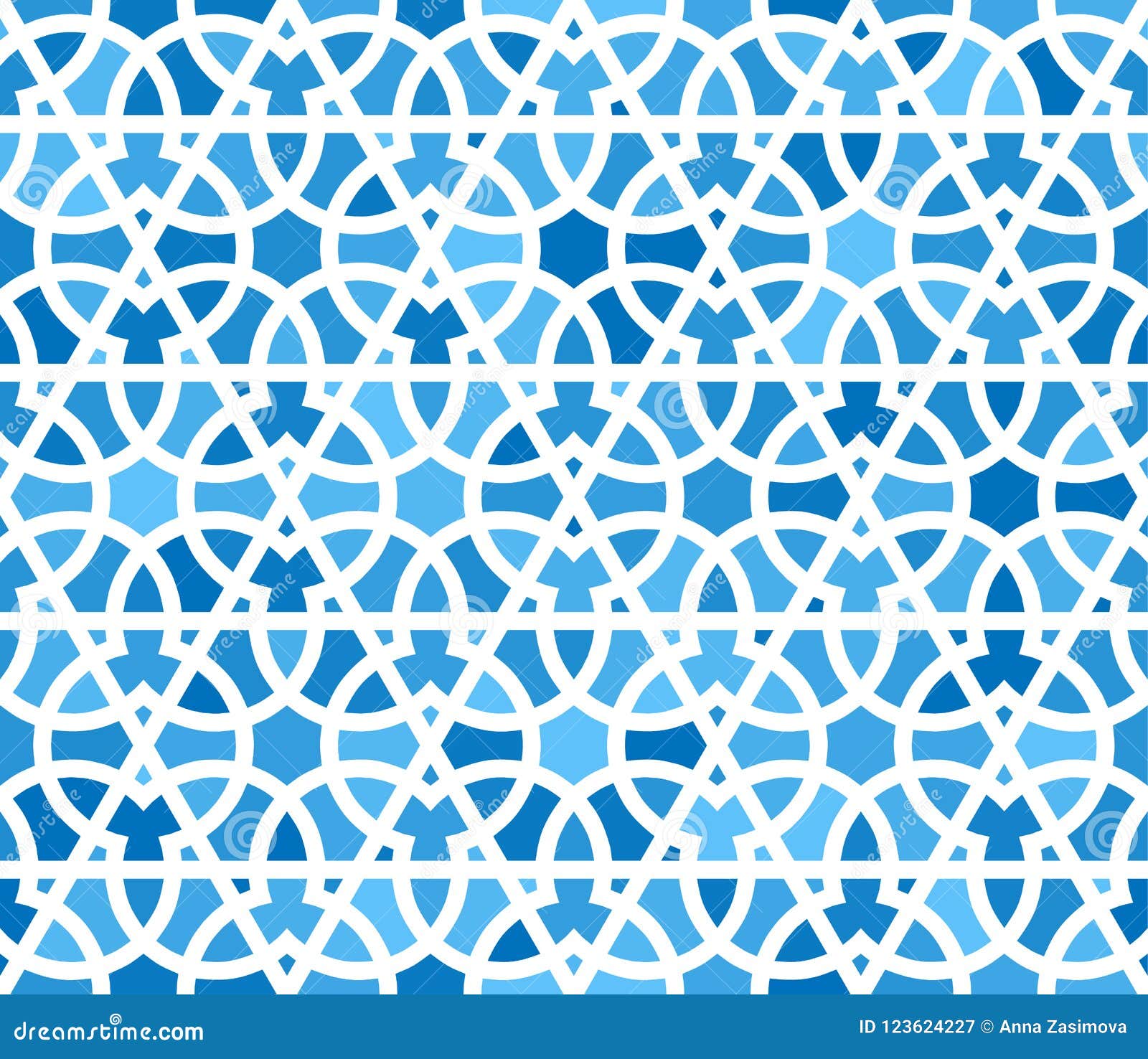 Arabic Seamless Patterns. Pattern Fills. Oriental, Arabic Style. Mosaic ...
