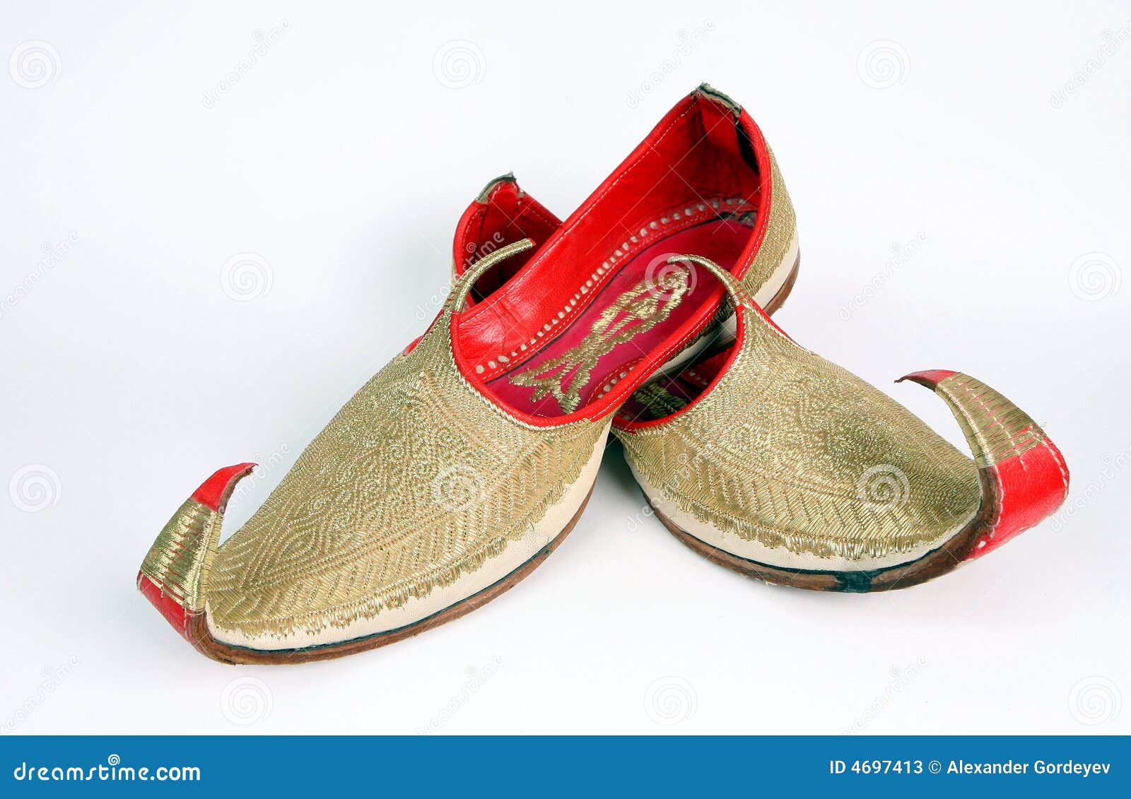 Arabic Slippers Royalty-Free Stock Photography | CartoonDealer.com #3608579