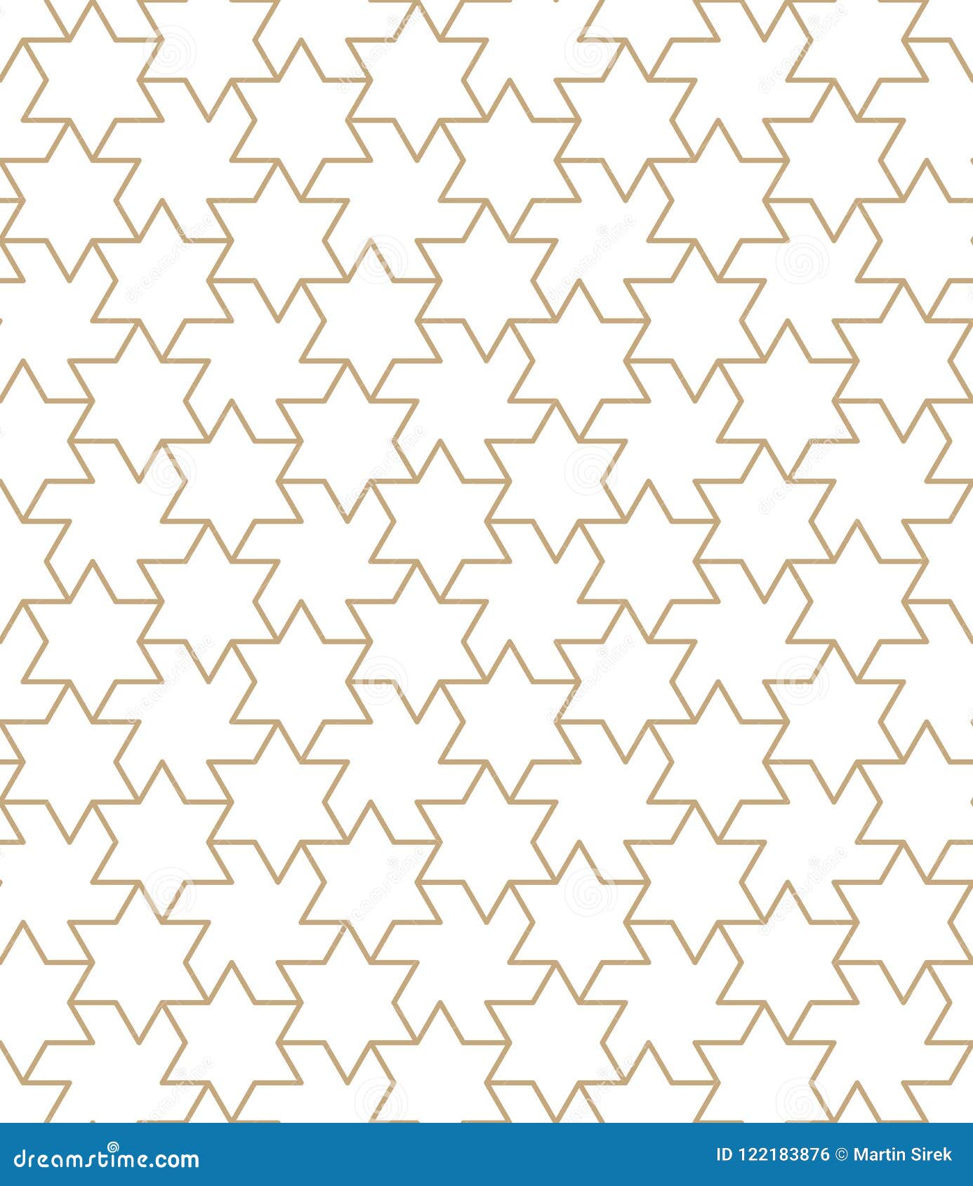 Arabic Stars Graphic Design Pattern Seeamless Stock Vector ...