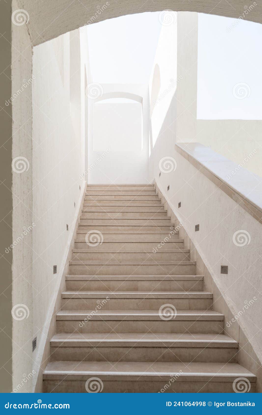 Arabic Style Architectural Details with Steps and Archway Stock Photo ...