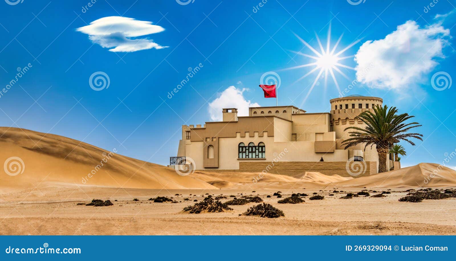 Arabic style castle stock photo. Image of culture, heritage - 269329094