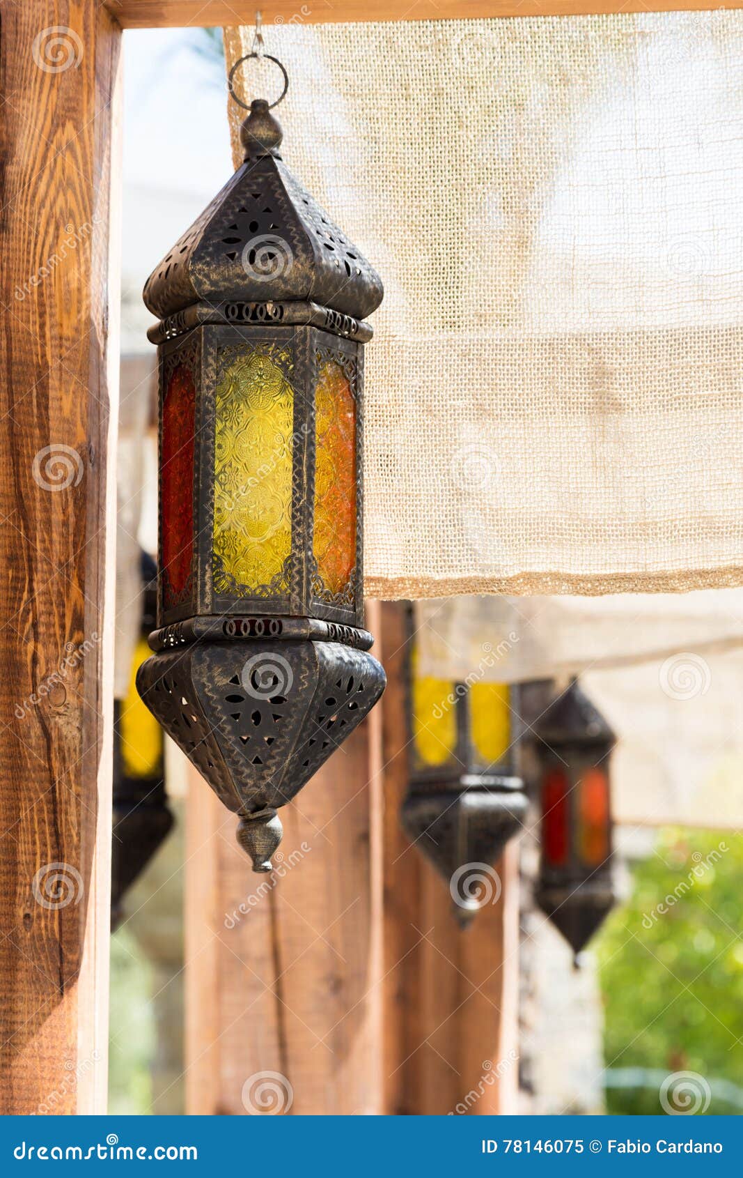 Arabic style lamps stock image. Image of islamic, traditional - 78146075