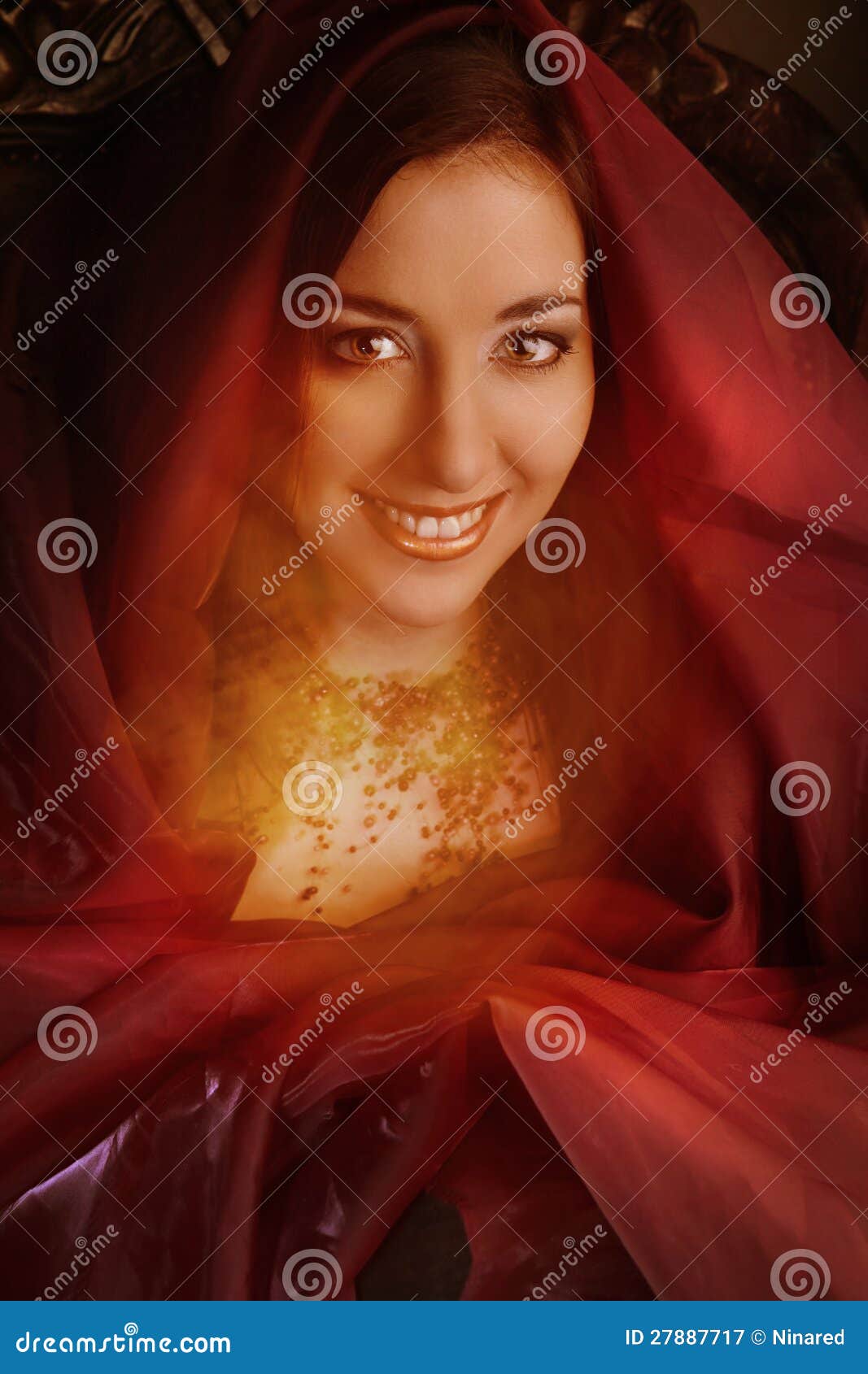 Arabic Style Portrait of a Beauty Stock Image - Image of sensual, east ...