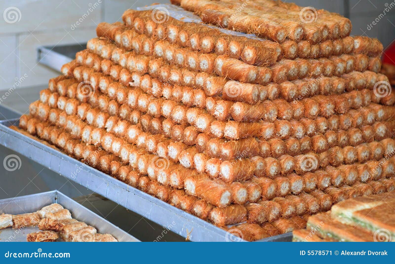 Arabic Sweets. Traditional Eid Semolina Maamoul Or Mamoul Cookies With ...