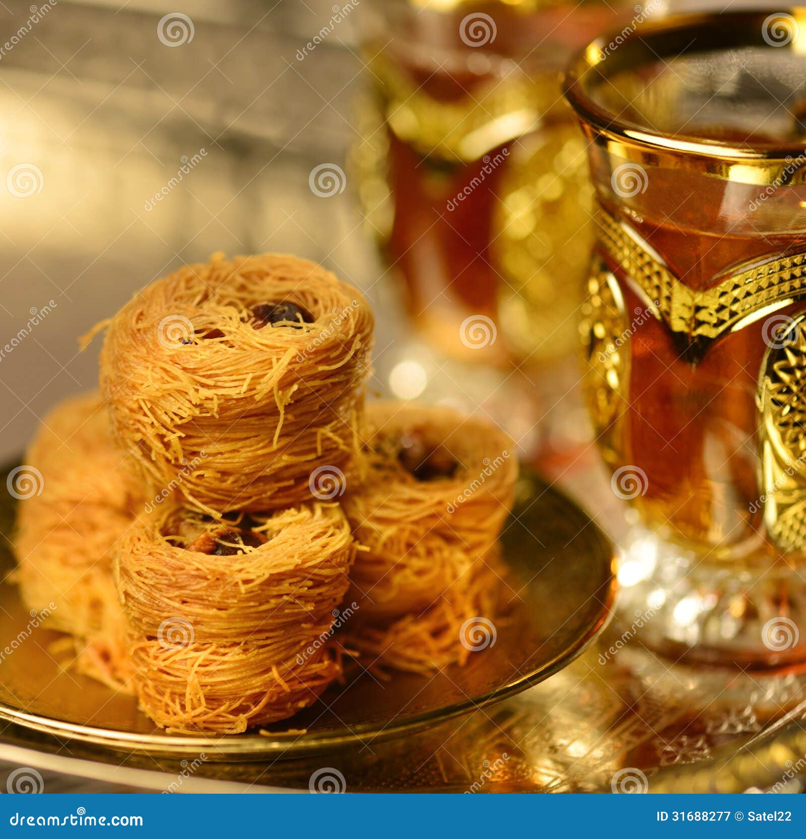 Arabic tea stock image. Image of baklawa, kahva, cups - 31688277