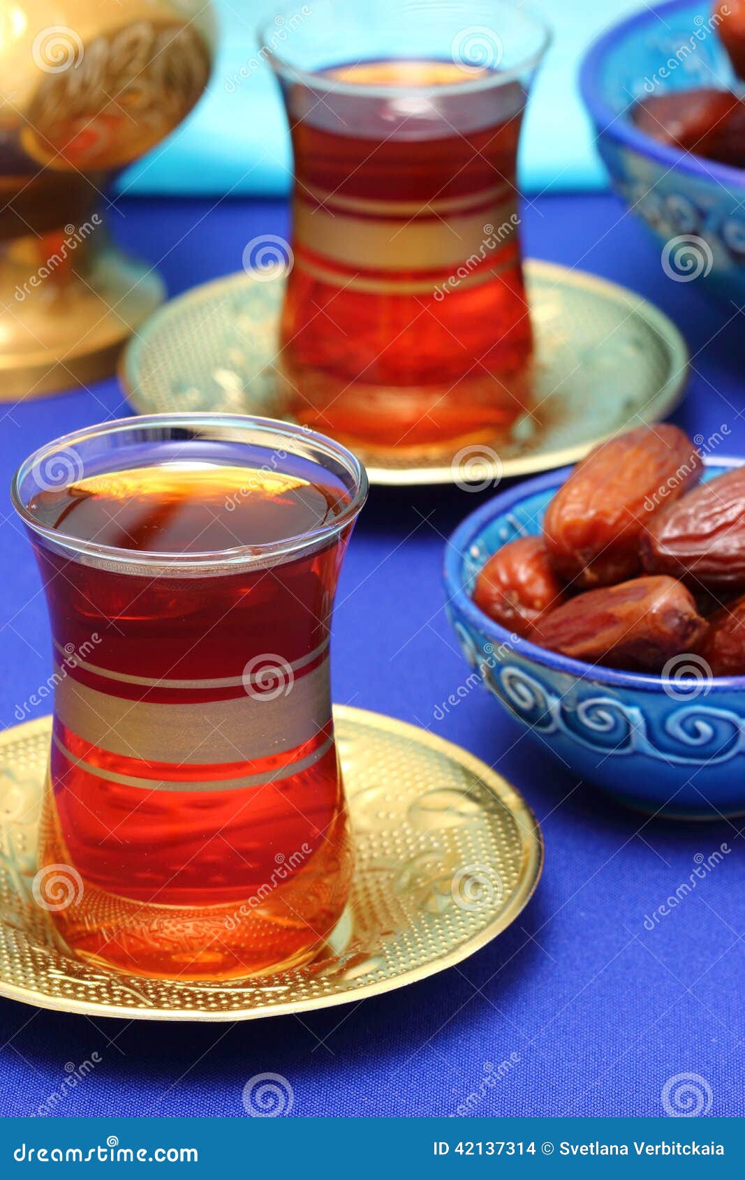 Arabic tea and dates stock photo. Image of ingredient - 42137314