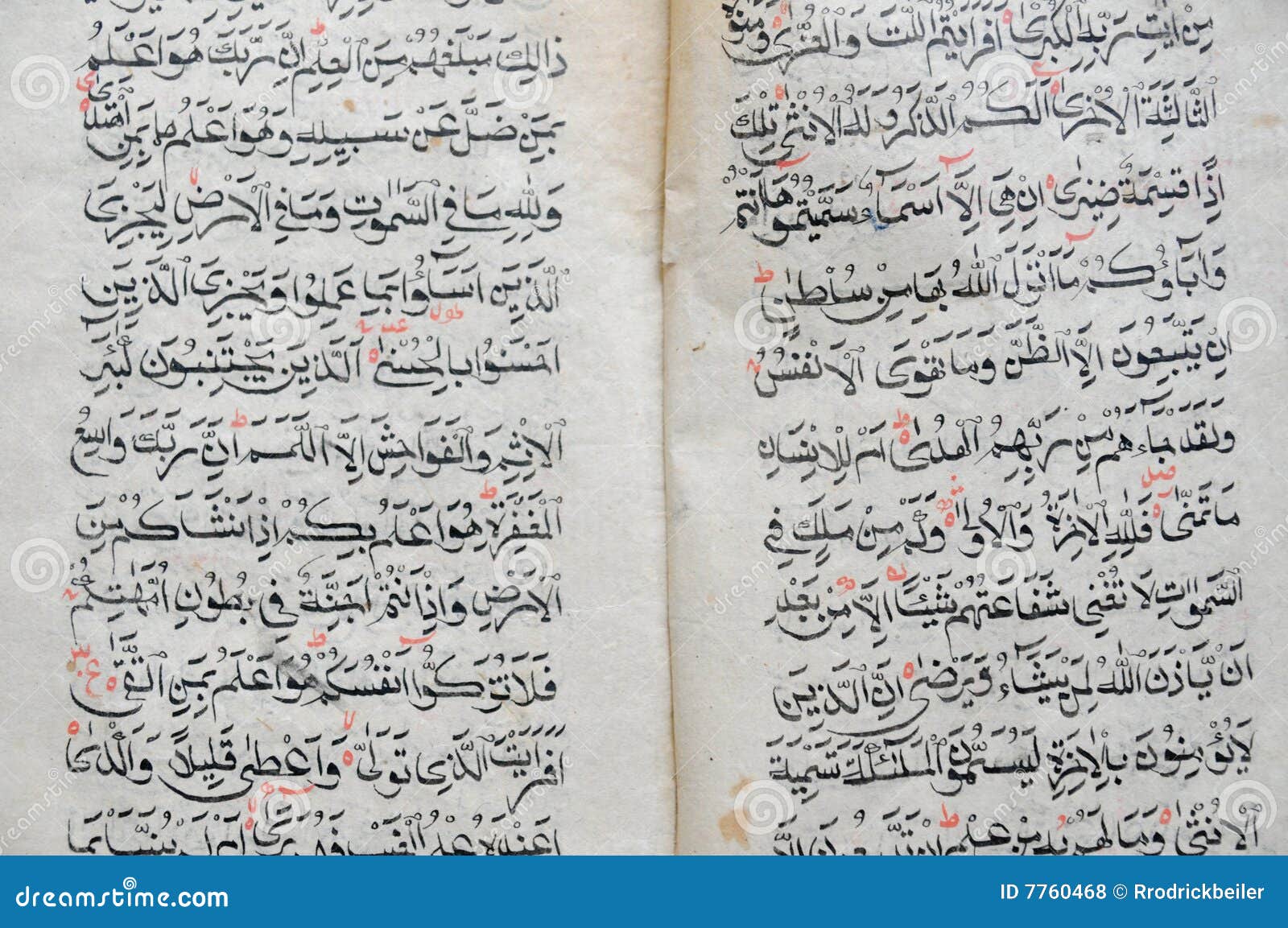 Arabic Text stock photo. Image of parchment, paper, pages - 7760468