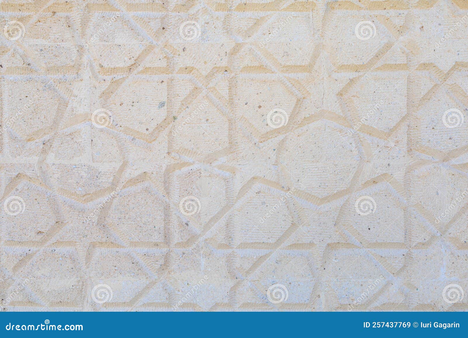 Arabic Texture on the Wall of the Mosque with Stars and Geometric ...