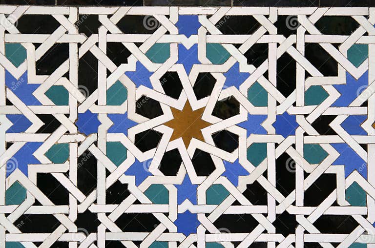 Arabic Tile Background stock image. Image of alcazar, moorish - 6093985