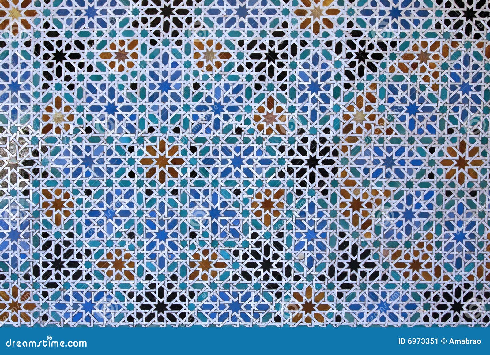 Arabic Tile Detail stock image. Image of beautiful, andalusia - 6973351
