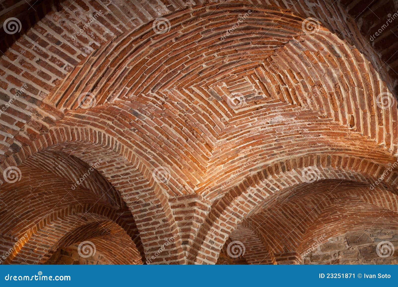 Arabic vault of brick stock image. Image of vault, arabic - 23251871
