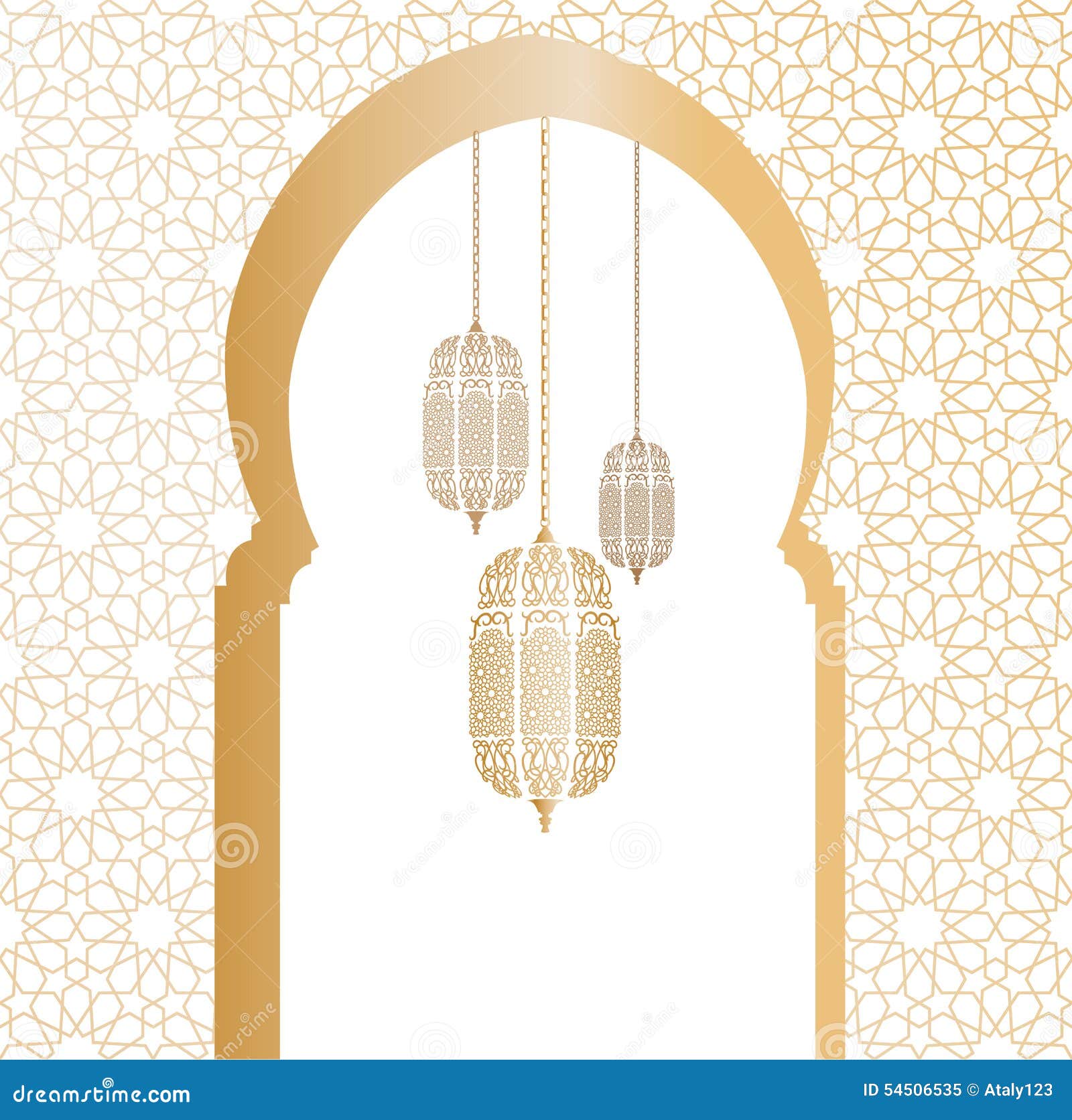 Arabic vector illustration stock vector. Illustration of vintage - 54506535