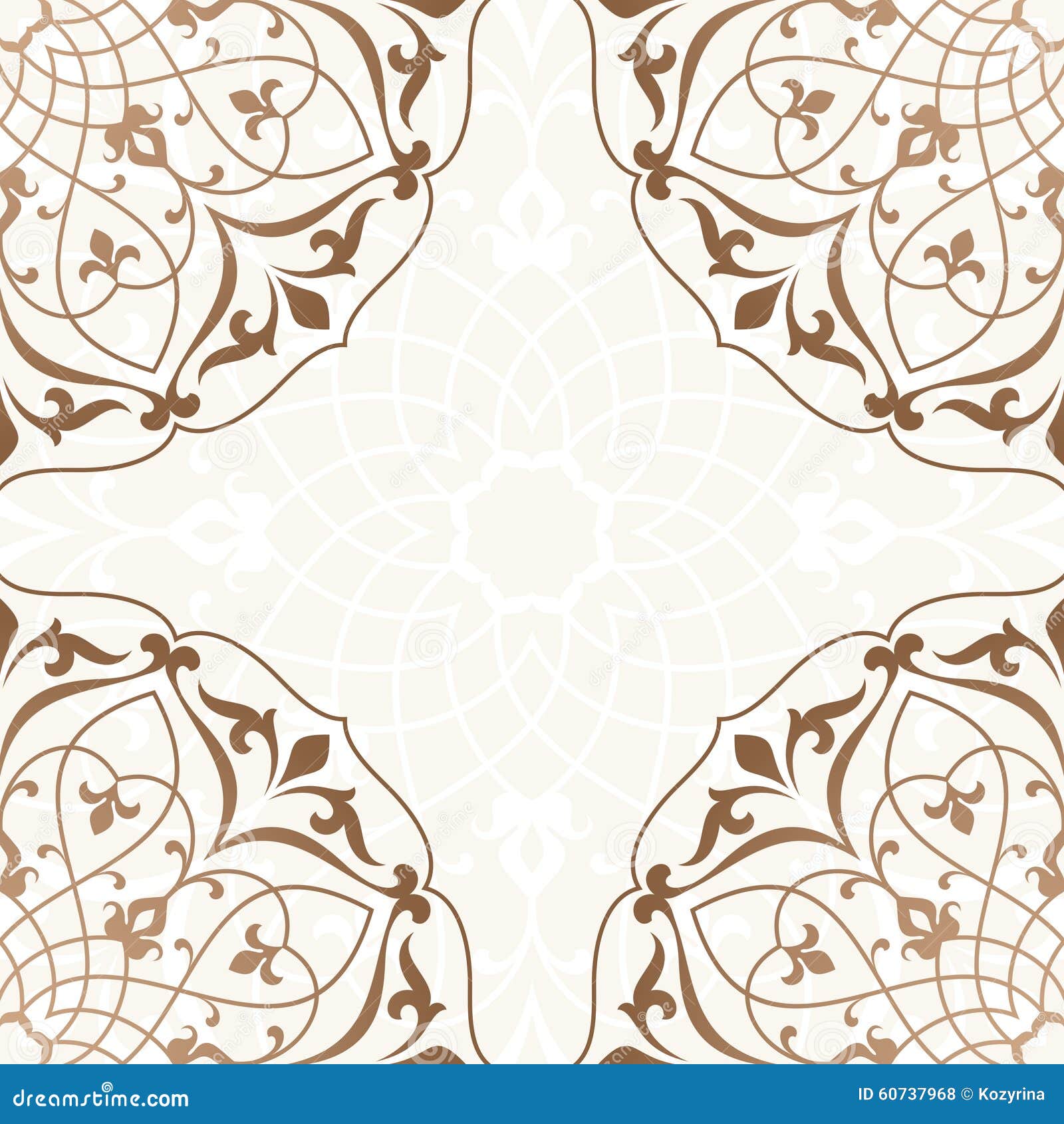 Arabic Vintage Invitation Card Stock Vector - Illustration of retro ...