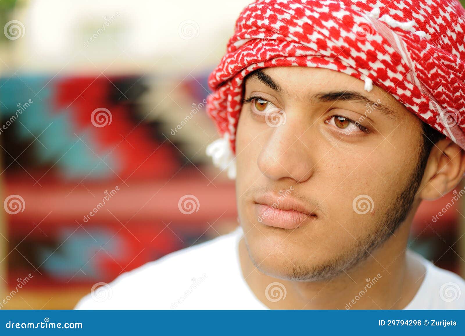 Arabic young man stock photo. Image of costume, face - 29794298