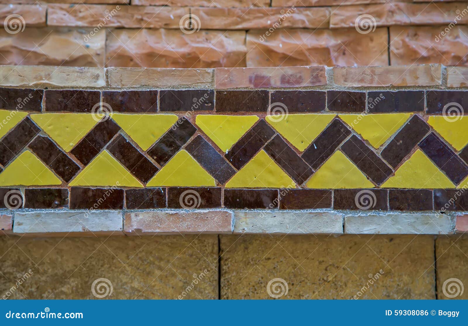 Arabische Vorm Op Het Gebouw in Rabat, Marokko Stock Foto - Image of ...