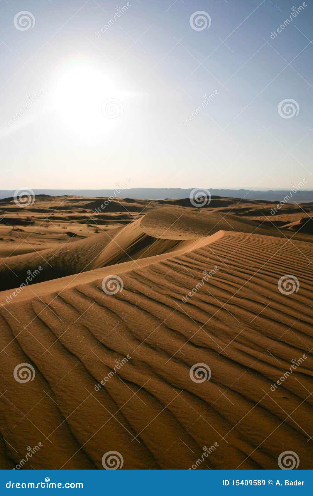 Arabische Woestijn -3 stock afbeelding. Image of heet - 15409589