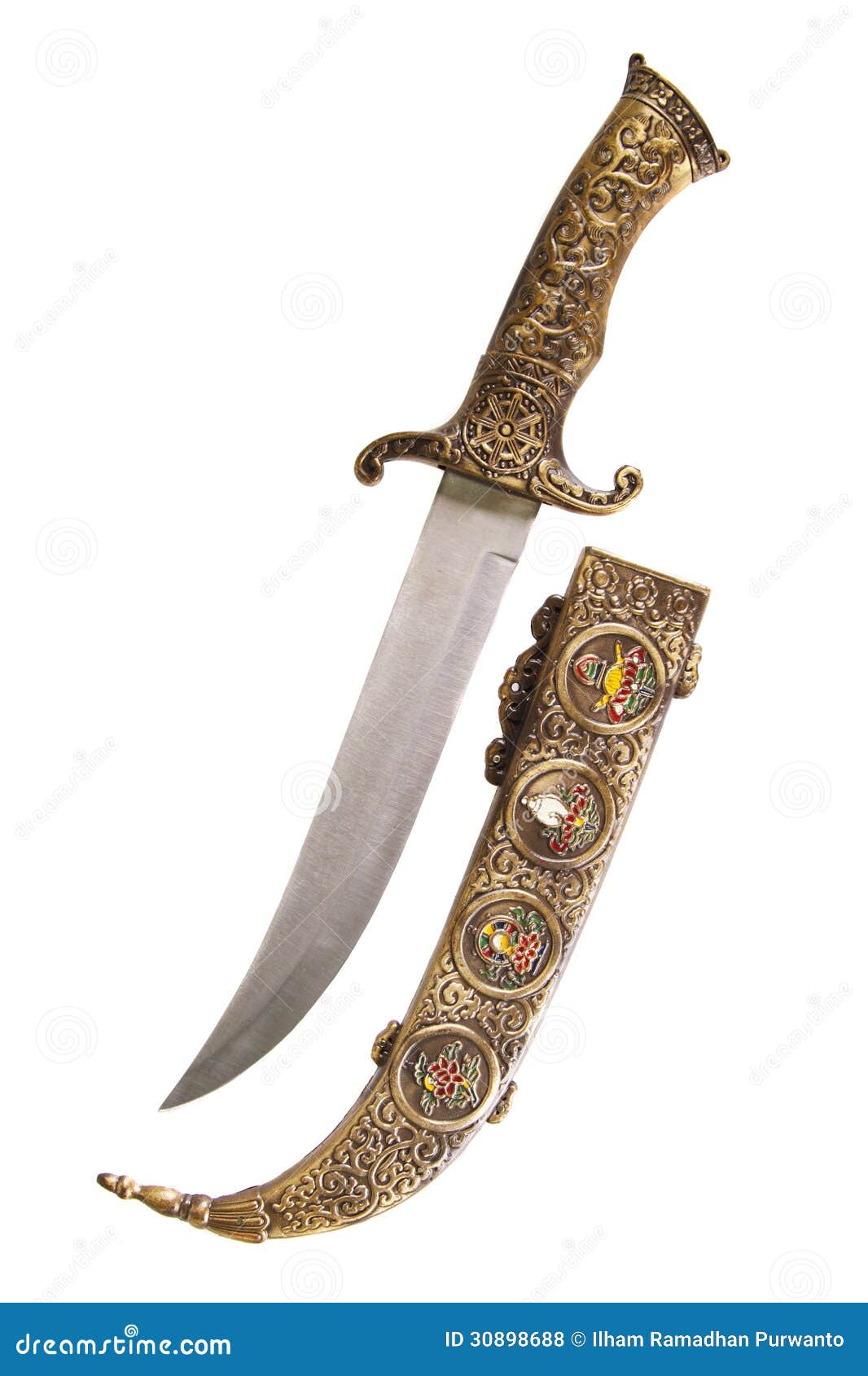 Arabisk dolk arkivfoto. Bild av försvar, gammal, historia - 30898688