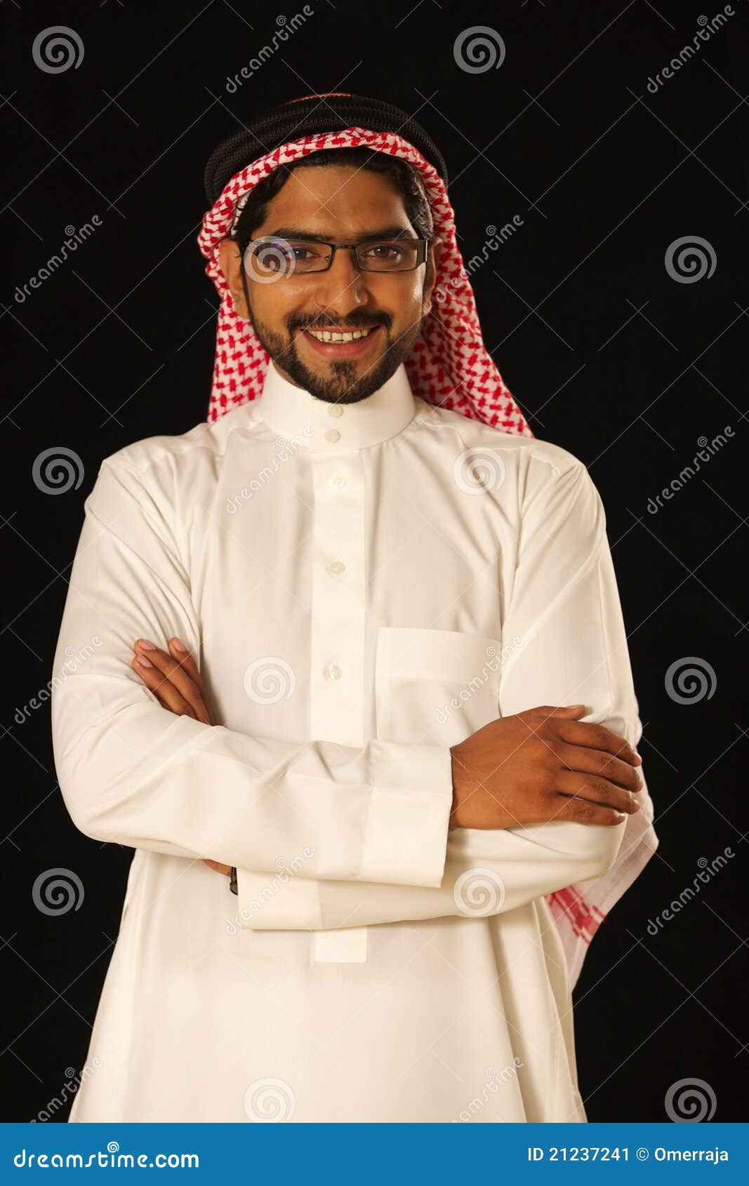 Arabisk Male Model Standing Fotografering för Bildbyråer - Bild av ...