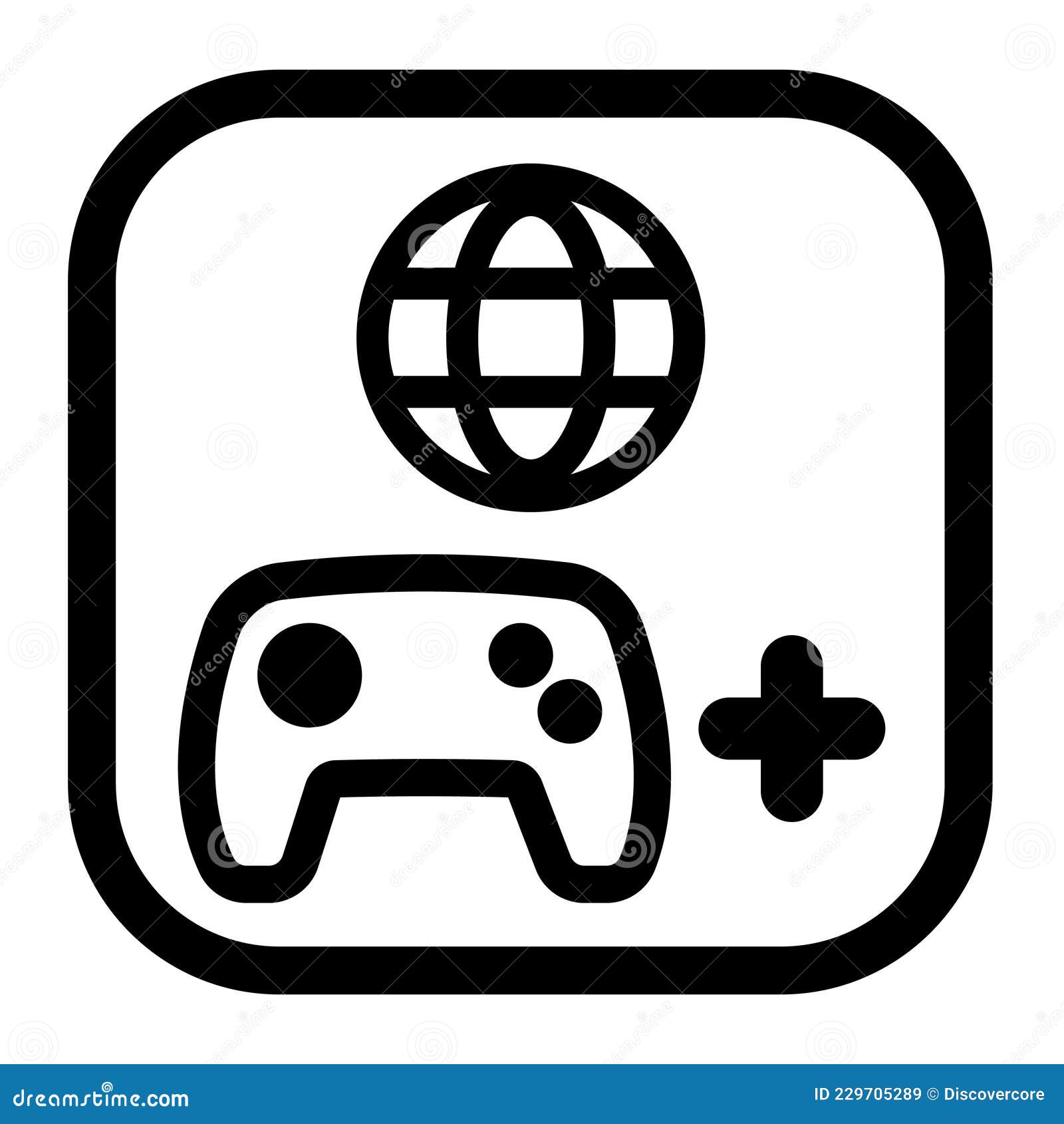 One Player Online Multi-Player Icon Stock Vector - Illustration of icon ...