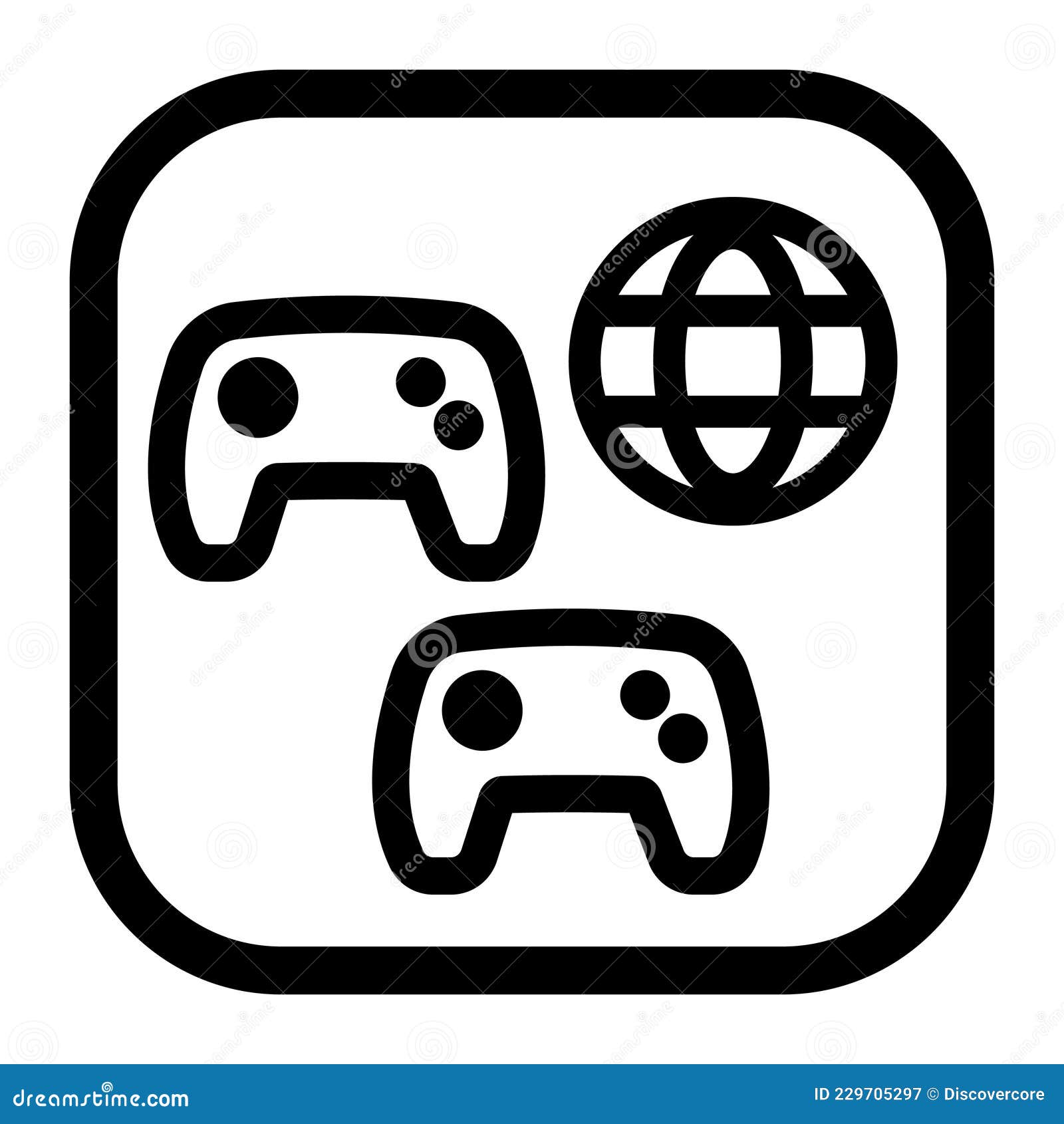 Two Player Online Multi-Player Icon 2 Stock Vector - Illustration of ...