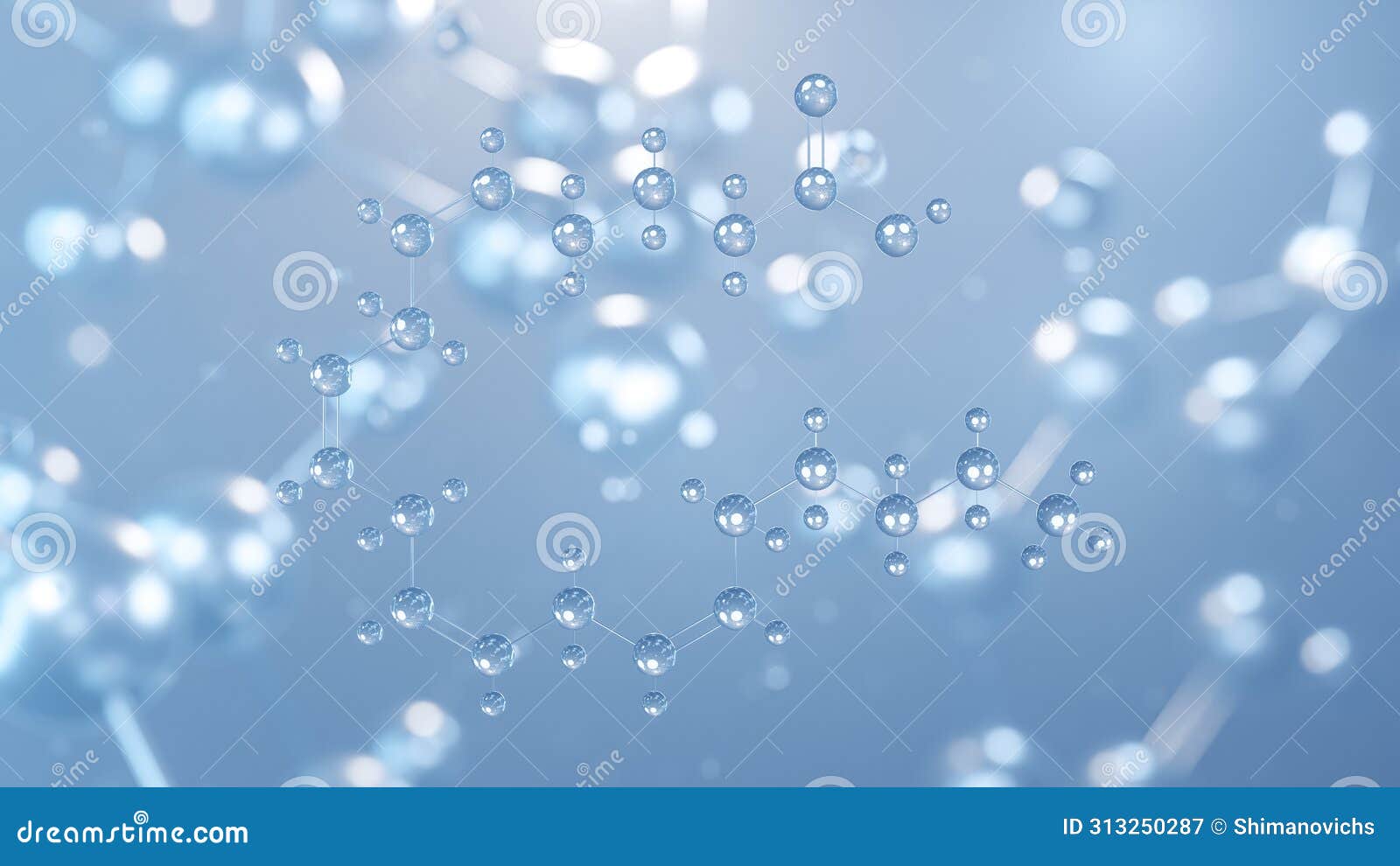 Arachidonic Acid Molecular Structure 3d, Flat Model, Omega-6 Fatty Acid ...
