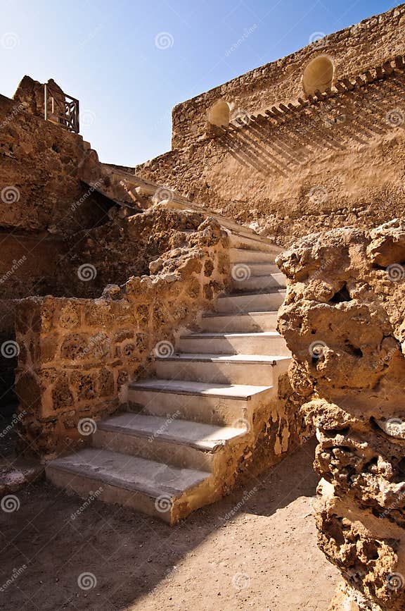 Arad Fort/Qal at Arad stock photo. Image of flag, fort - 14086180