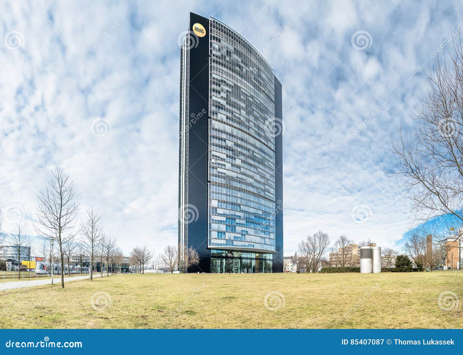 The Arag headquarter editorial photography. Image of logo - 85407087