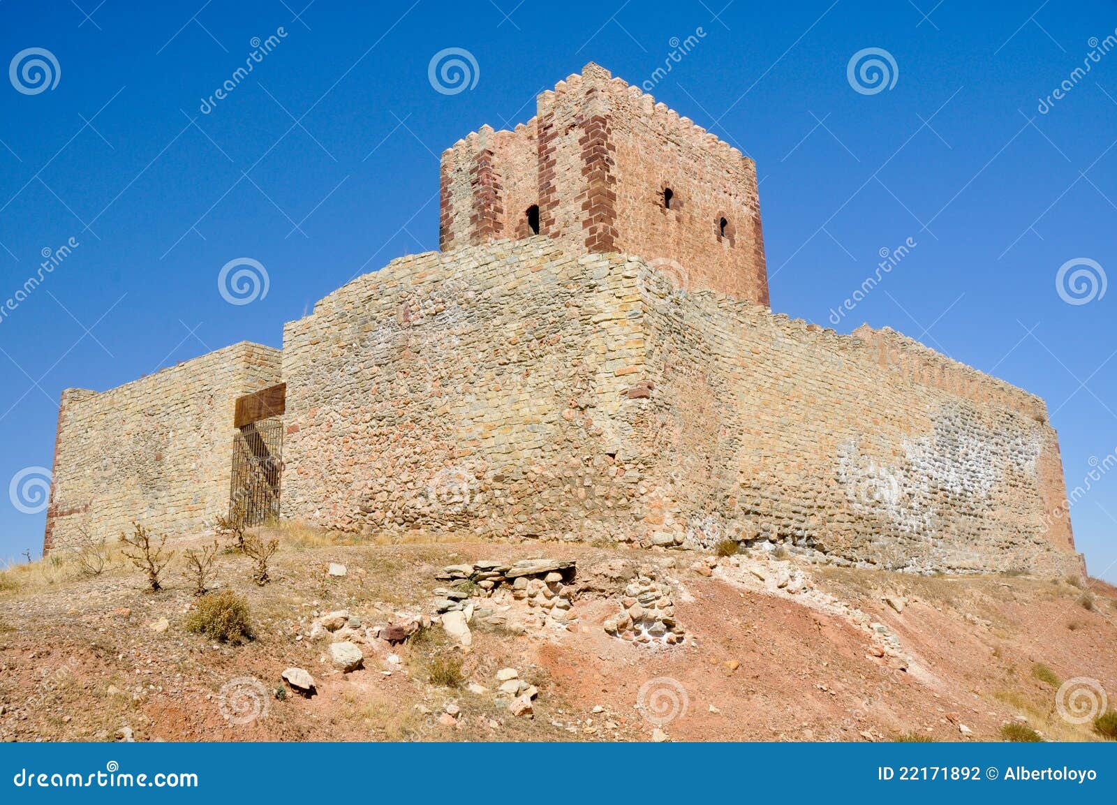 Aragon Tower, Molina De Aragon. Guadalajara Stock Photo - Image of ...