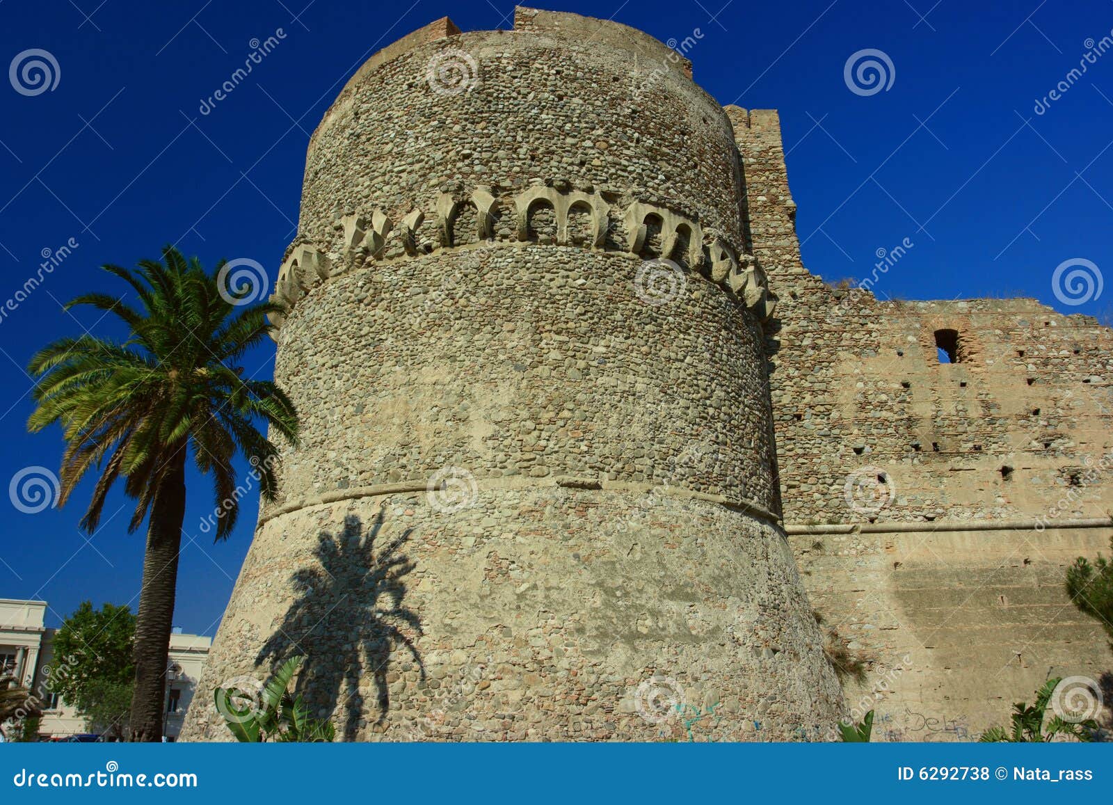 Aragonese castle stock photo. Image of ruins, historical - 6292738