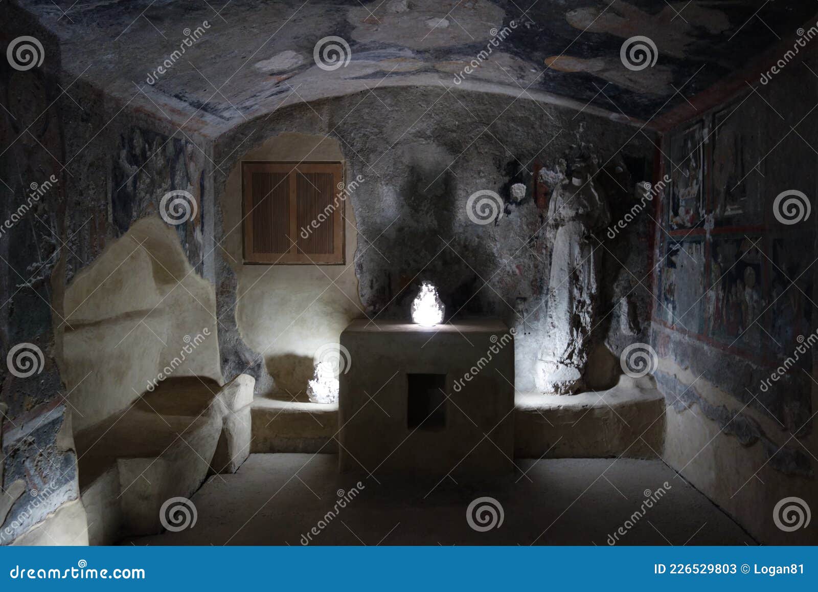 Aragonese Castle Interior View in Ischia Stock Image - Image of ...