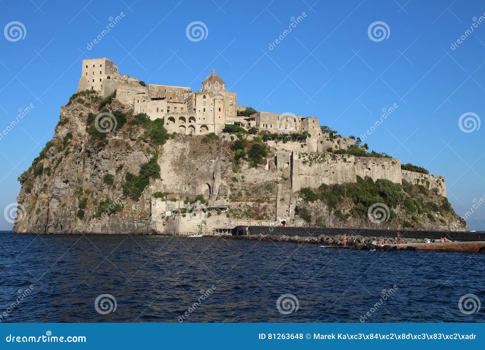 Aragonese castle, Italy stock photo. Image of italy, historical - 81263648
