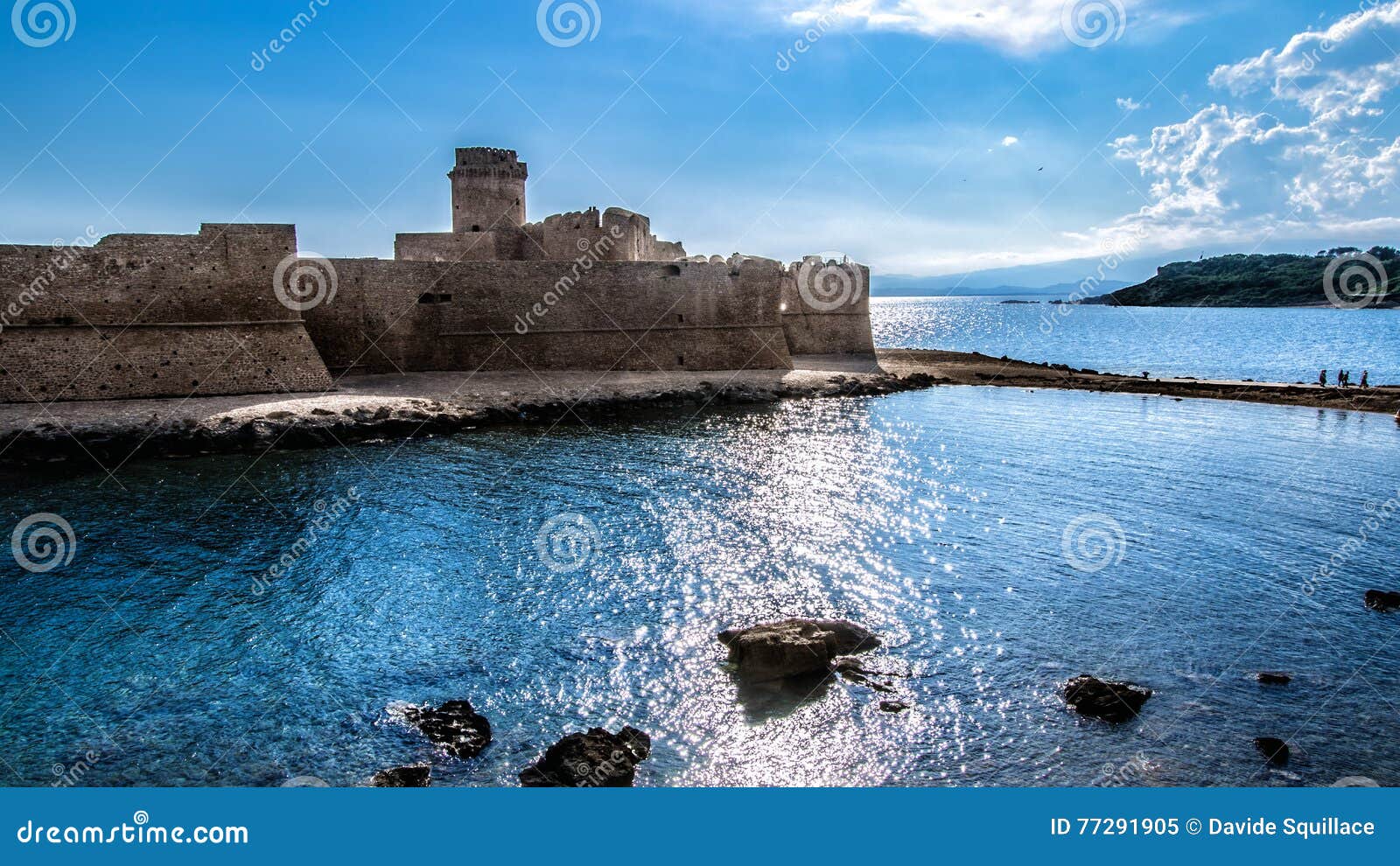 Aragonese castle stock image. Image of italy, travel - 77291905
