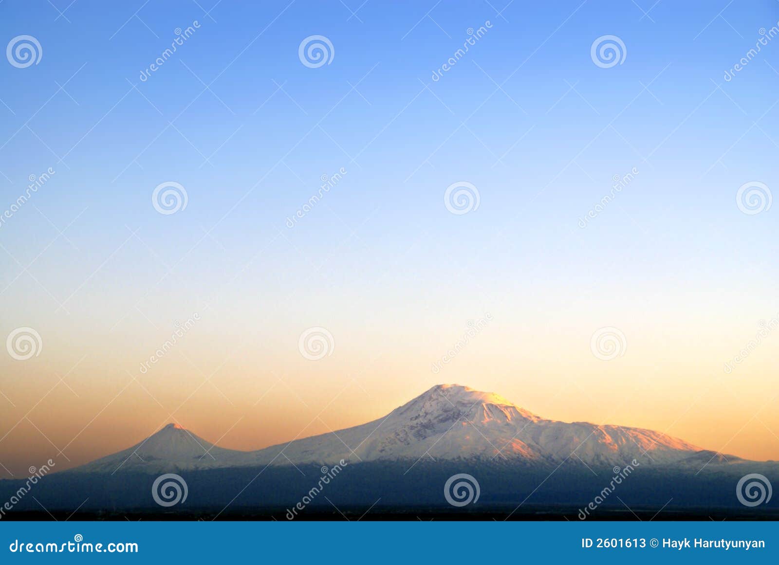 Ararat stock image. Image of ararat, sunset, masis, mountain - 2601613