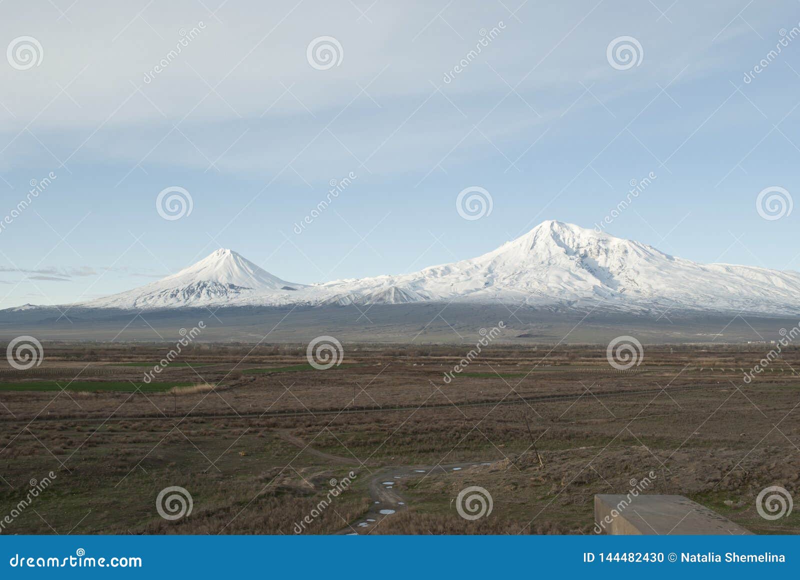 The Ararat, Mountain View, Sunrise on Ararat Stock Photo - Image of ...