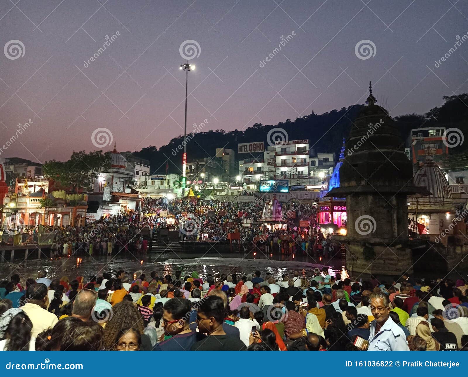 Arati editorial photography. Image of ghat, devotion - 161036822